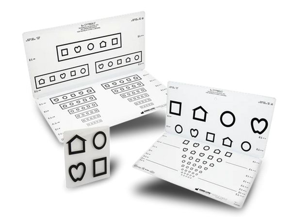 LEA SYMBOLS® 10-Line Folding Pediatric Eye Chart