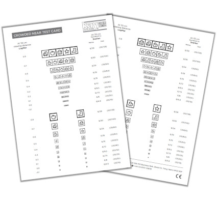 Kay Picture Test Crowded Near Test Card