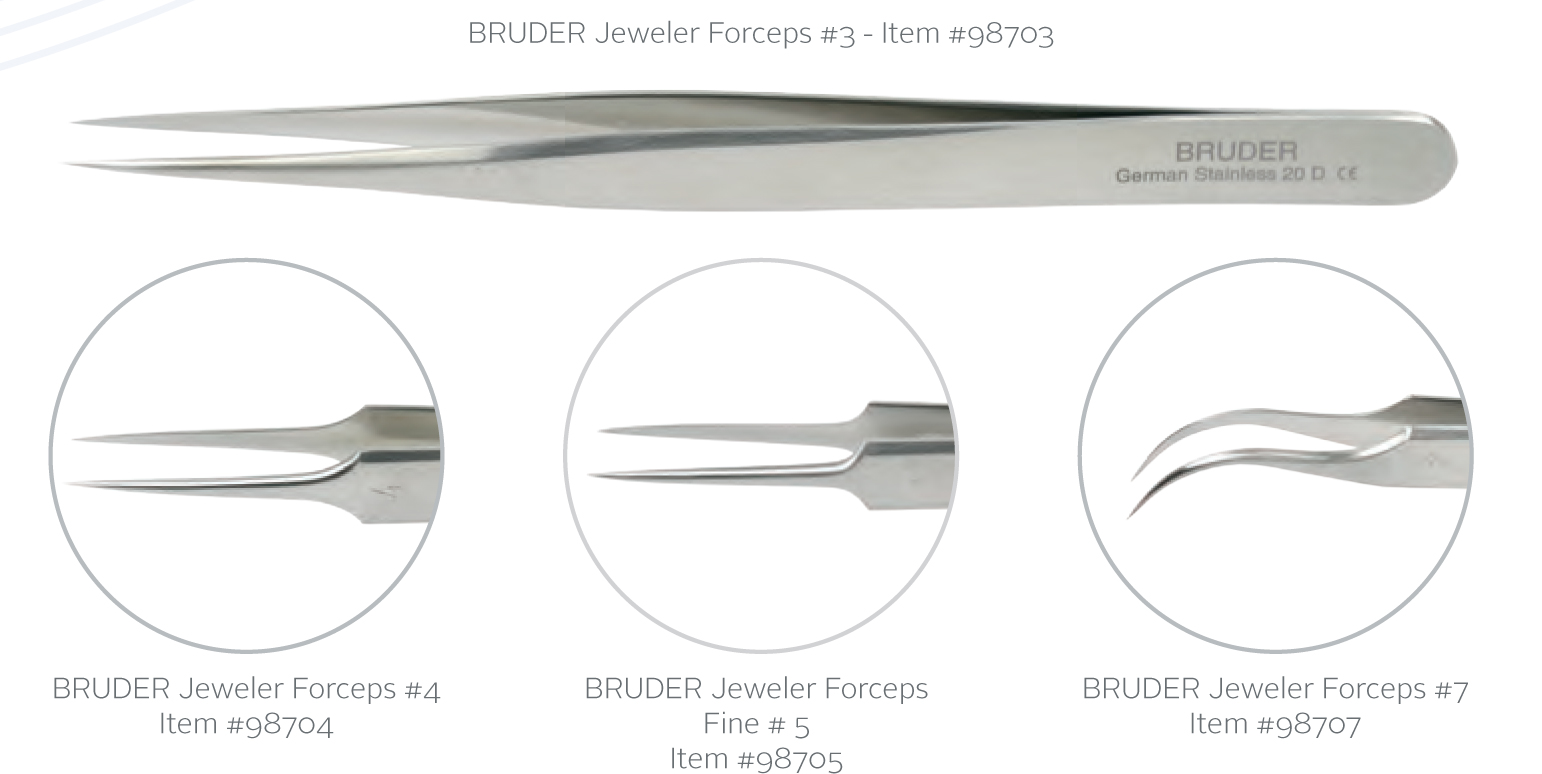 Bruder Jeweler Forceps